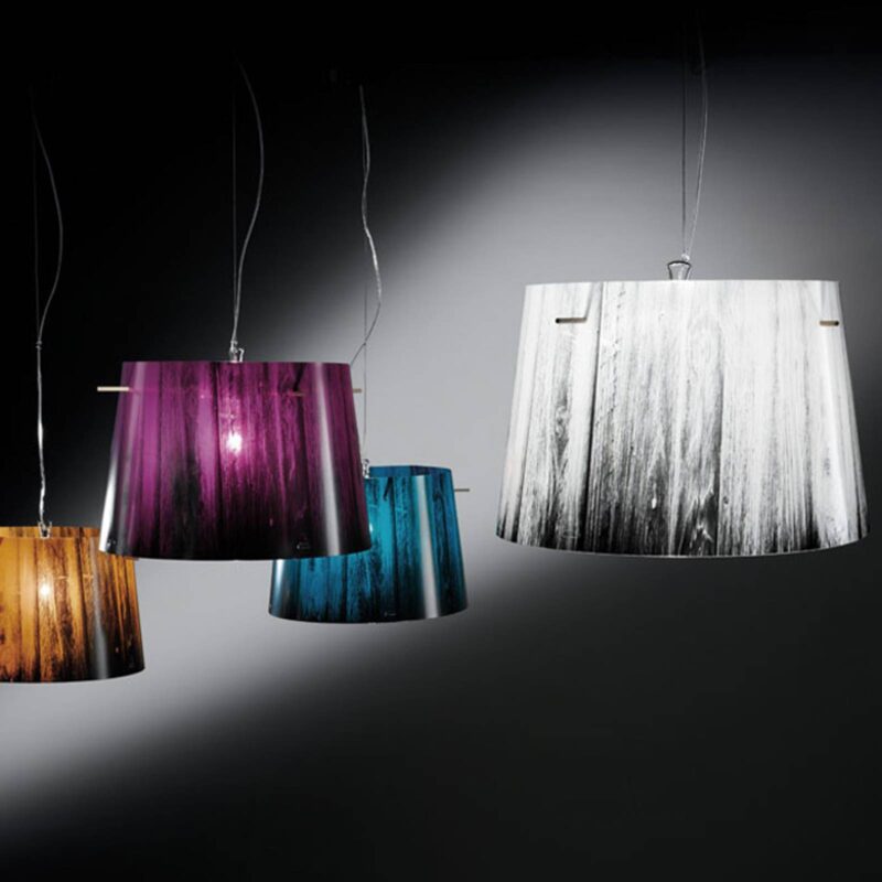 Slamp Woody - Farbverlauf-Hängeleuchte, purple - Jetzt mit 9% Rabatt ...